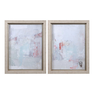 Uttermost Barely There Framed Prints, Set/2 - Contemporary - Prints And ...