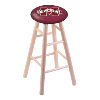 Mississippi State Bar Stool, Natural - Contemporary - Bar Stools And ...