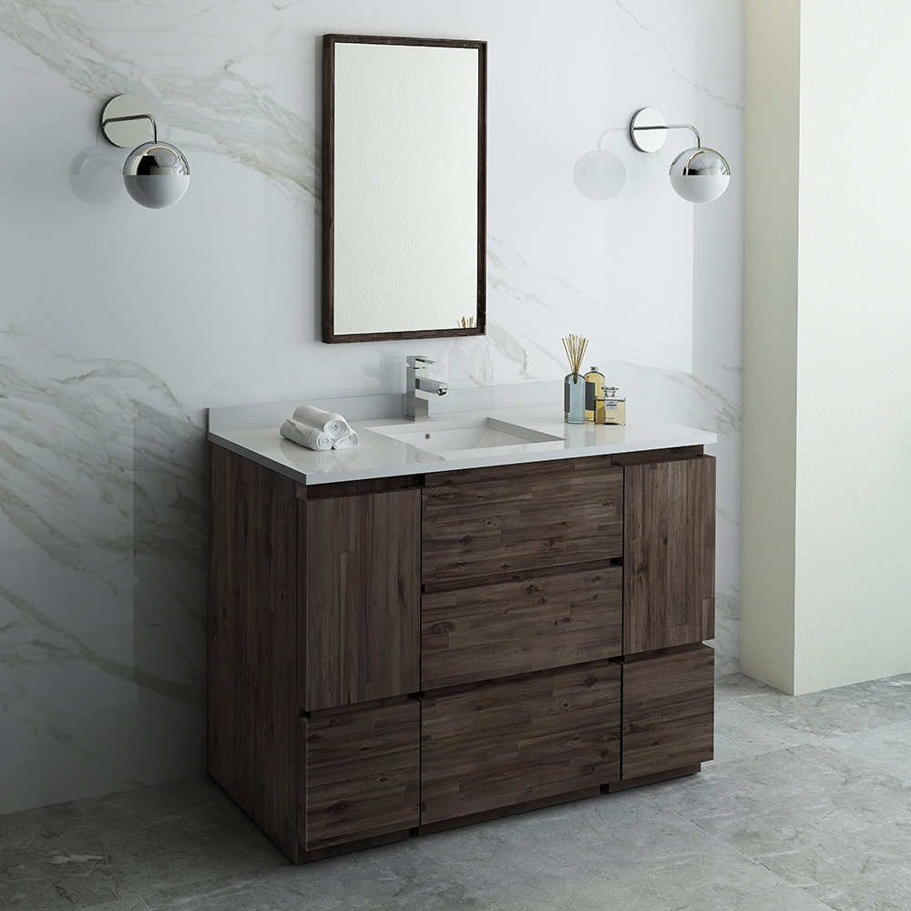 Formosa Floor Standing Modern Bathroom Vanity With Mirror ...