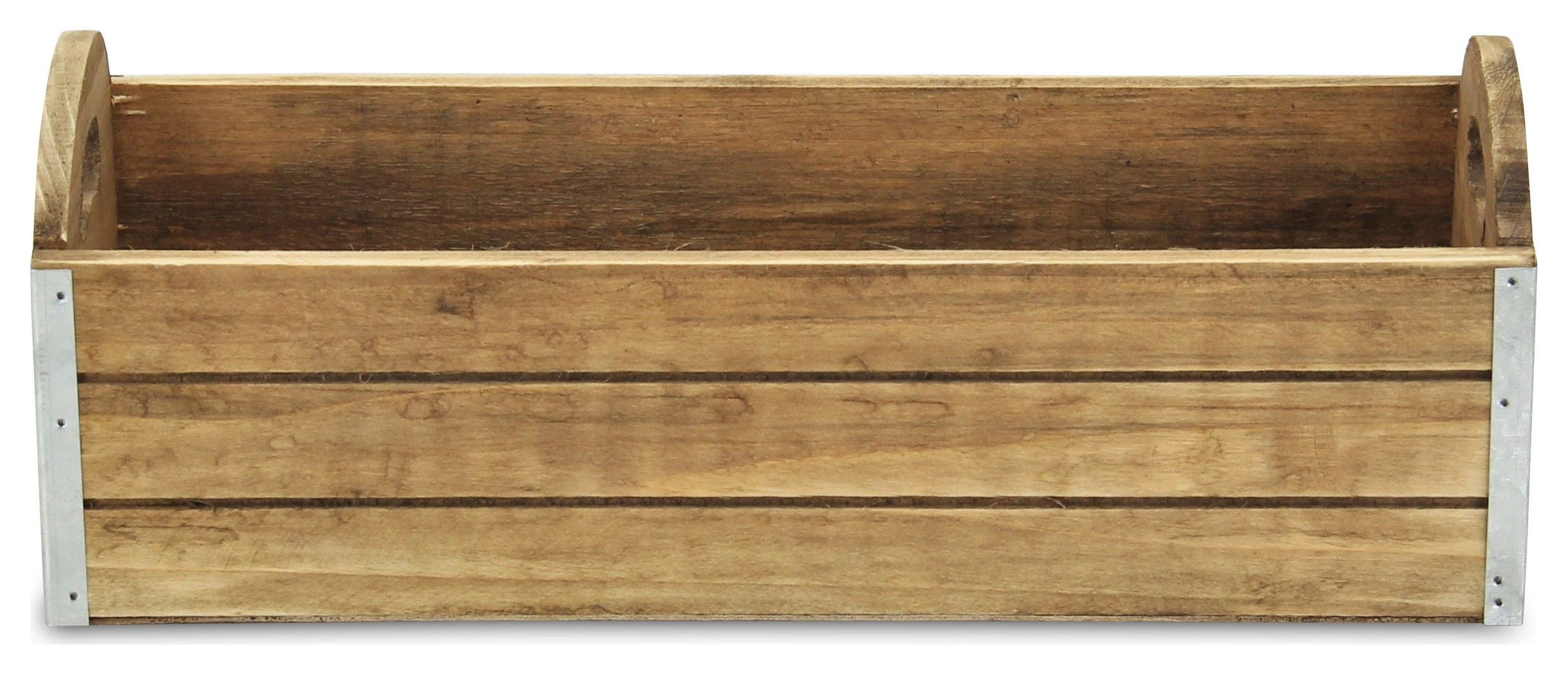 Rectangular Wooden Box Planter - Farmhouse - Outdoor Pots And Planters ...