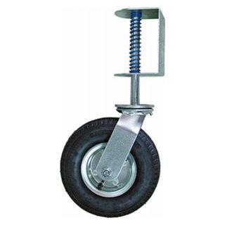 Richelieu F24888 Pneumatic Spring-Loaded Wheel Swivel Gate Caster, 220 ...