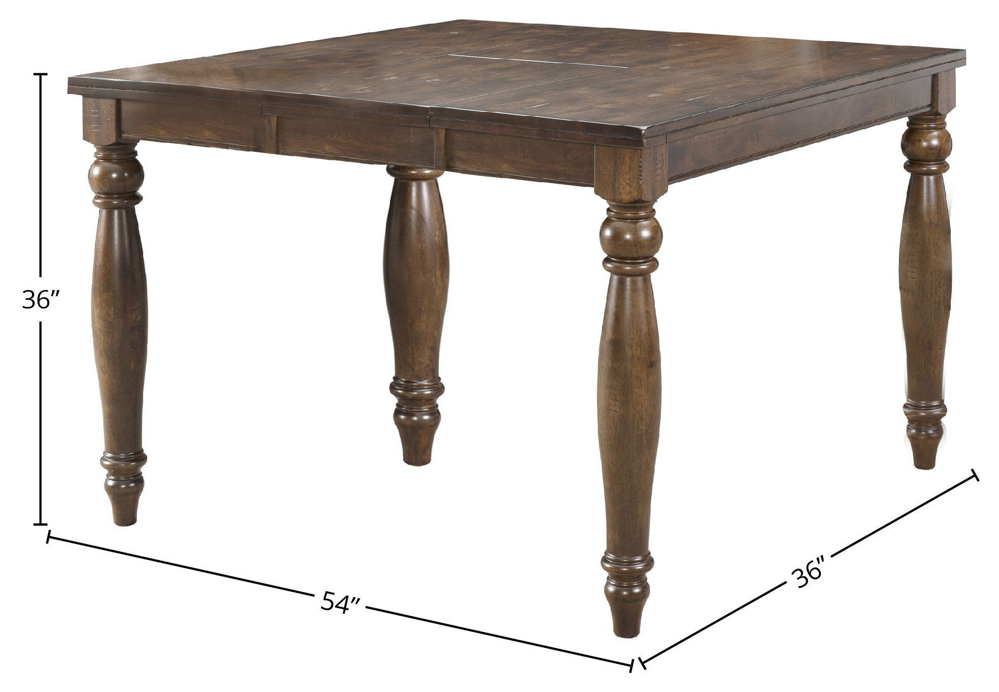 Kingston Gathering Table, Raisin - Traditional - Dining Tables - by ...