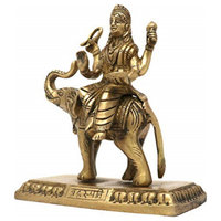 Idol Murti of Deity Brihaspati God Brass Statue Size: 8x6x3" 1.74 Kg ...
