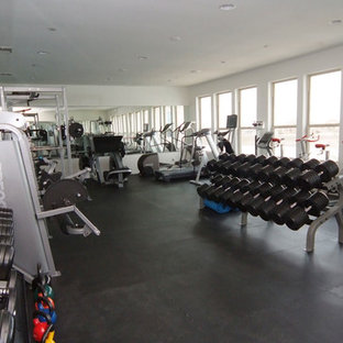 75 Home Weight Room Design Ideas & Remodeling Pictures That Will ...