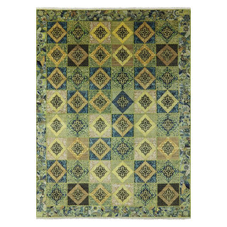 10x14 Geometric Arts & Crafts Modern Area Rug, P4892, 10'4"x13'7 ...
