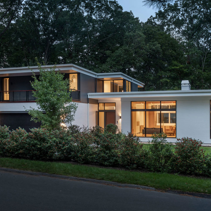 75 Beautiful Exterior with a White Roof Ideas & Designs - May 2024 ...