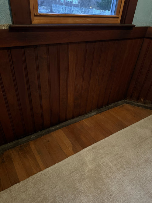 Concrete baseboard…