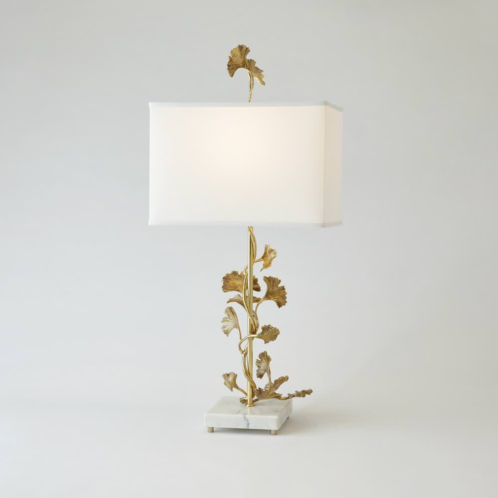 Ginkgo Brass Table Lamp - Contemporary - Table Lamps - by Lighting ...