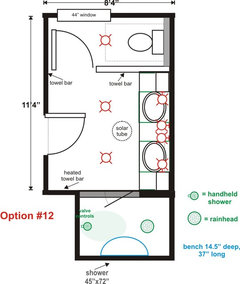 his/her ensuite layout advice