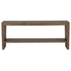 Troy Oak Console Table, Antique Brown - Rustic - Console Tables - by ...