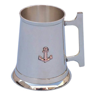 Nautical Antique Copper Anchor Mug With Cleat Handle 5'', Nautical ...