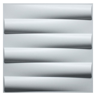 White Stripes 3D Wall Panels - Modern - Wall Panels - by Dundee Deco ...