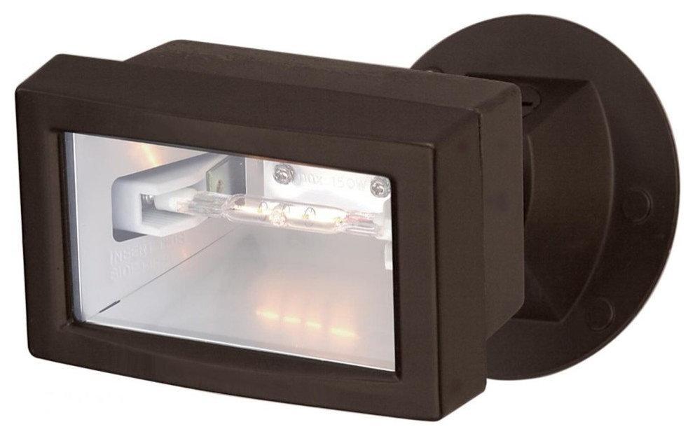 1 Light Mini Halogen Floodlight - Transitional - Outdoor Flood And Spot ...
