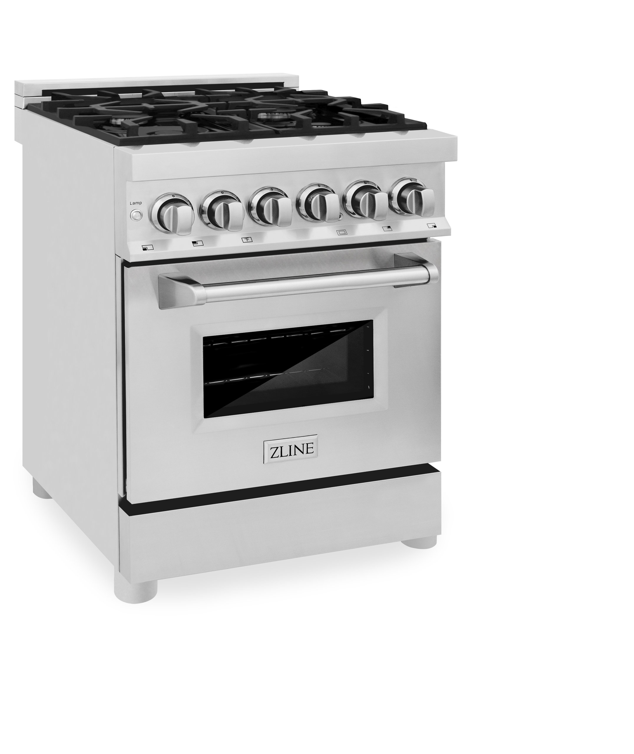 ZLINE Freestanding Range, Stainless Steel, Dual Fuel, RA24 - Contemporary - Gas Ranges And ...