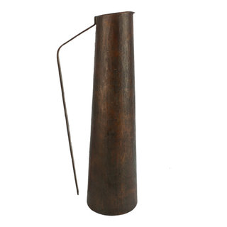 Consigned, Hand Hammered Copper Pitcher - Traditional - Pitchers - by ...