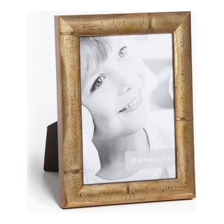 Weathered Bronze Narrow Width Table Top Frame, 5" x 5" - Transitional ...