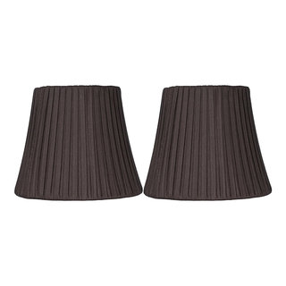 Box Pleated Chandelier Lamp Shade, Set of 2 - Traditional - Lighting ...