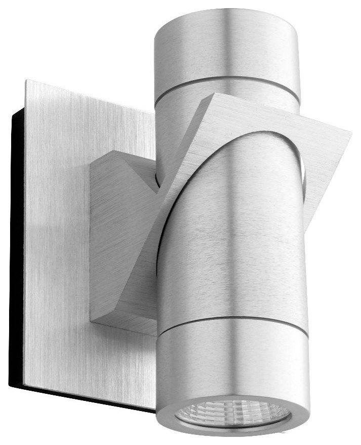 Oxygen Lighting 3-746-16 Razzo - 6.25 Inch 8W 2 LED Outdoor Wall Mount ...