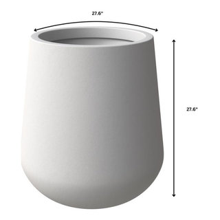 Orchid Planter Set White - Contemporary - Indoor Pots And Planters - by ...