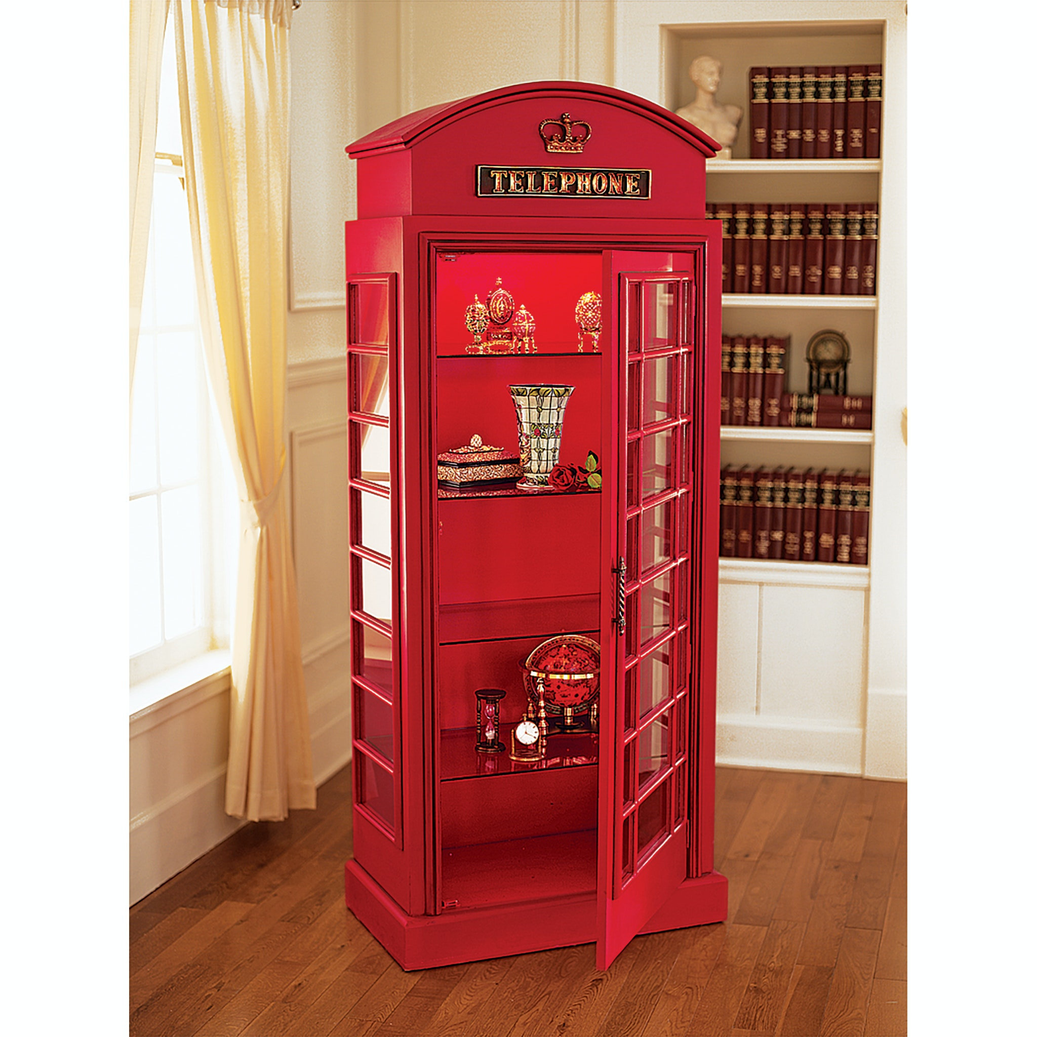 British Telephone Booth Display Cabinet Frt-Nr - Eclectic - China ...