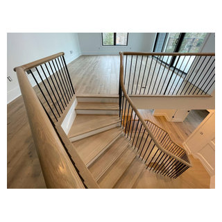 100_Hexagonal Floating-Staircase, Bethesda MD 20817 - Transitional ...