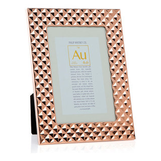 w 4x6 Rose Gold Spike Frame - Contemporary - Picture Frames - by Philip ...