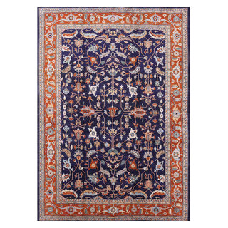 Ahgly Company Indoor Rectangle Mid-Century Modern Area Rugs, 5' x 7', 8 ...