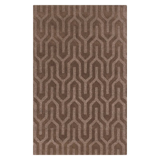 Hand Loomed Mystique Wool Rug M-5307, 3'3" x 5'3" - Modern - Rugs - by ...