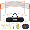 VEVOR 4-Way Volleyball Net Adjustable Volleyball Game Set with Ball ...