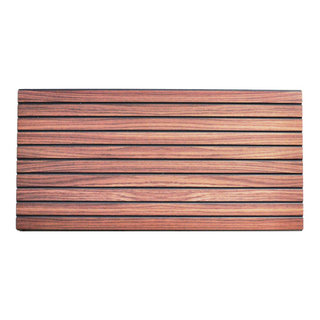 Faux Wood 3D Wall Panels, Auburn, Sample 10x10" - Farmhouse - Wall ...