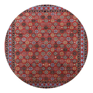 Ahgly Company Indoor Rectangle Mid-Century Modern Area Rugs, 5' x 7', 5 ...