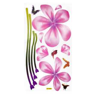 Garish Pink - Wall Decals Stickers Appliques Home Decor - Contemporary ...