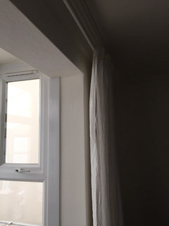 Window Dressing for a square bay window? | Houzz UK