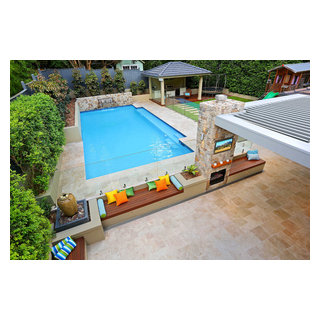 Surfmist Flat Roof Box Frame - Contemporary - Sydney - by Vergola NSW ...