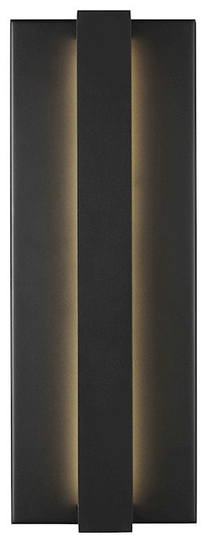 Tech Lighting Windfall 1 Light 16" Outdoor Sconce, Black - 700OWWND16B ...