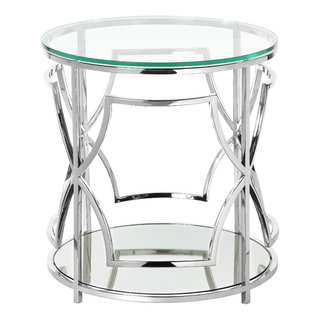 Edward Round Side Table - Contemporary - Side Tables And End Tables ...