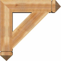 Traditional Arts & Crafts Bracket, 30"D x 30"H - Transitional - Corbels ...