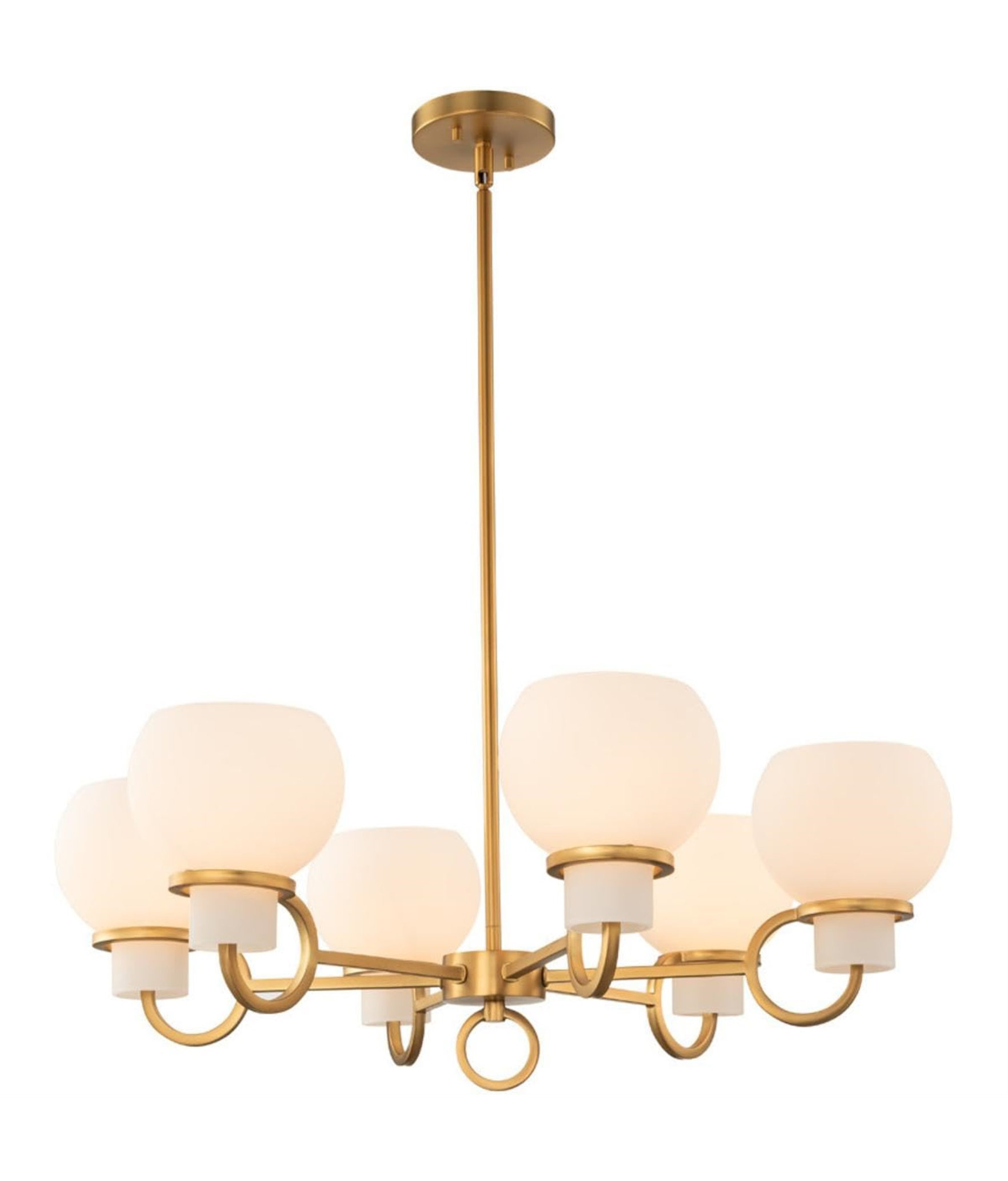 Kalco Ascher 6 Light Chandelier - Transitional - Chandeliers - by ...