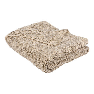 Safavieh Ralen Knit Throw, 50"x60" - Scandinavian - Throws - by ...