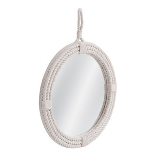 Guedry Natural Wood Frame Wall Mirror - Beach Style - Wall Mirrors - by ...