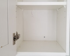 Crack inside of new cupboard... | Houzz Forum