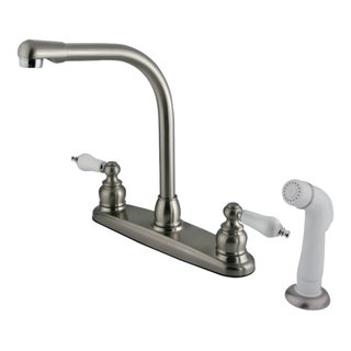 Kingston Brass Victorian Centerset Kitchen Faucet - Traditional ...