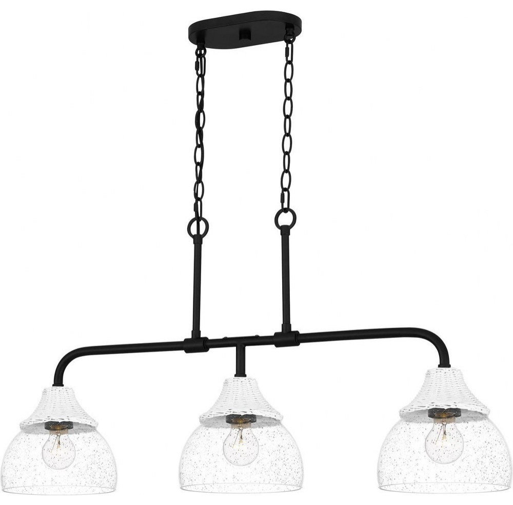 3 Light Island In Transitional Style-18.5 Inches Tall and 36 Inches ...