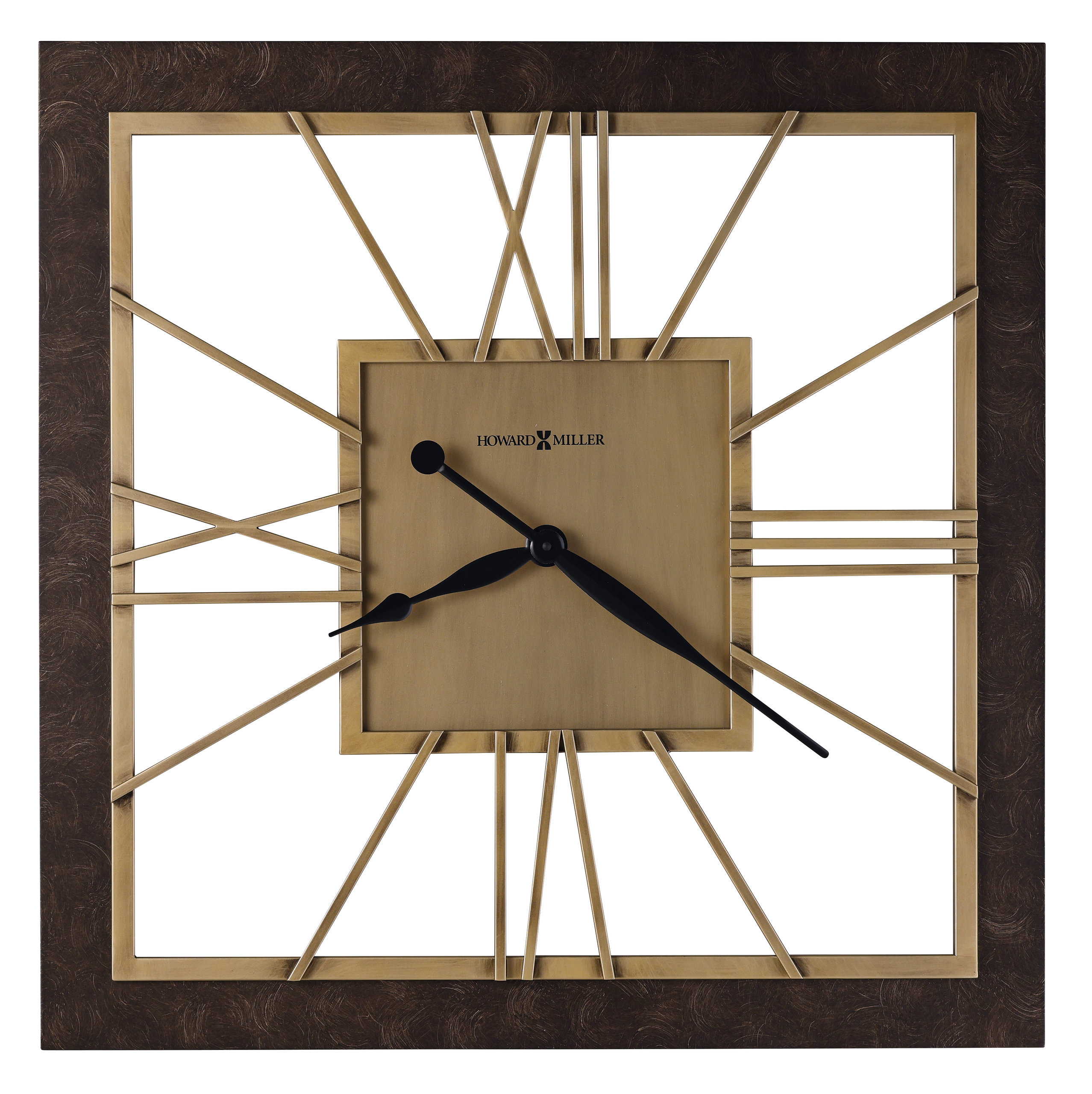 Amara Wall Clock, Worn Black - Transitional - Wall Clocks - by Howard ...