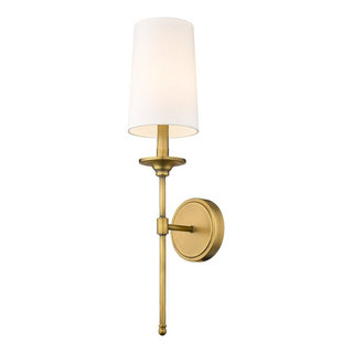 1 Light Wall Sconce In Transitional Style-24 Inches Tall and 5.5 Inches ...