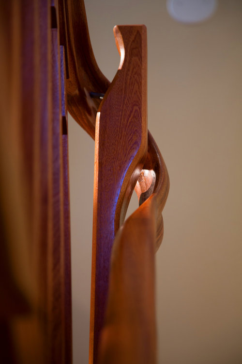 Hand carved continuous handrail - Start to Finish