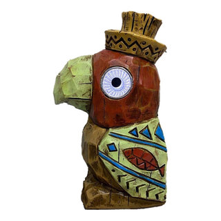 5.5" Solar Bird - Tropical - Garden Statues And Yard Art - by Santa's ...