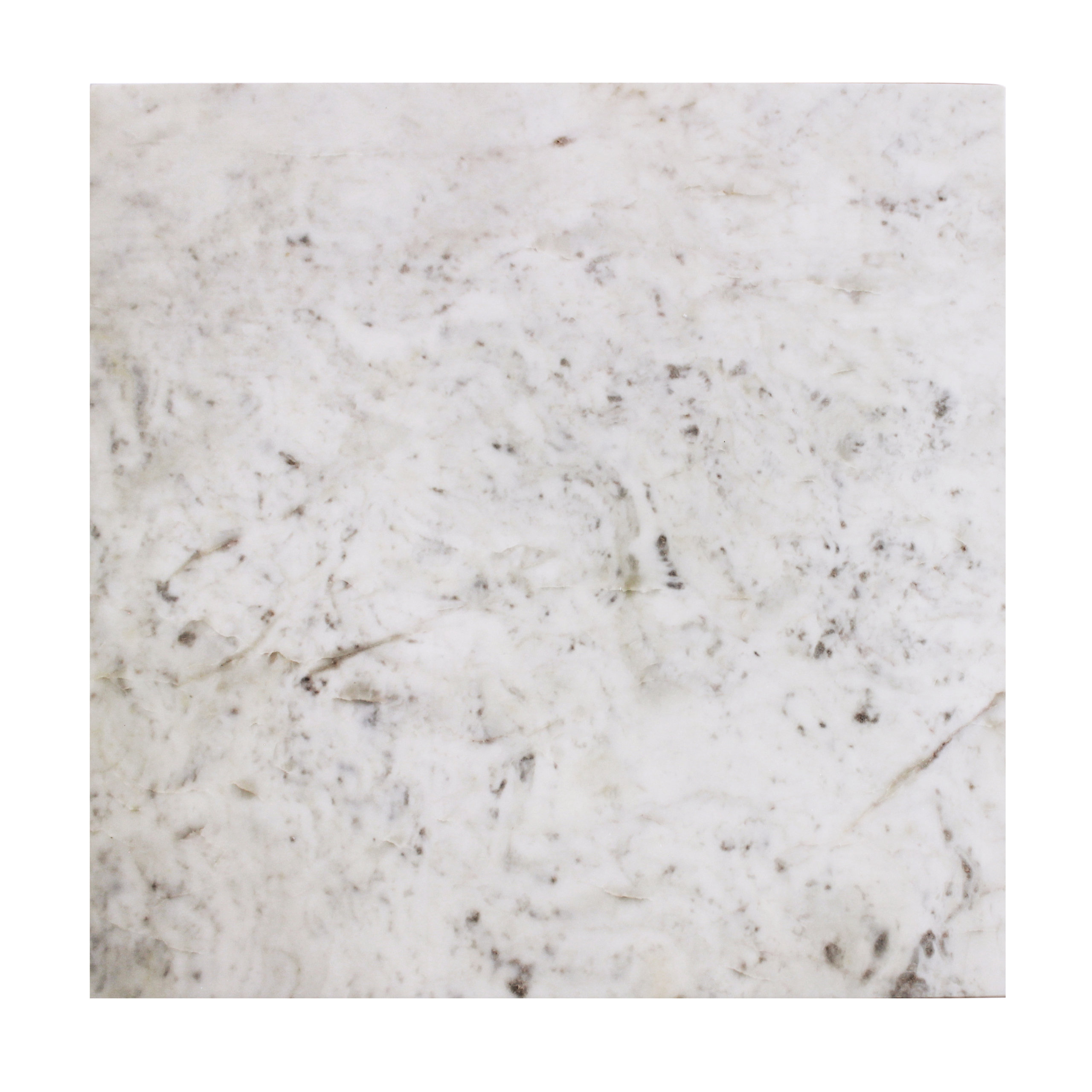 Orlando Cranberry Marble End Table With Black Wooden Spindle Base ...