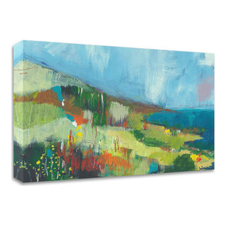 "Pacific Coast" by Jan Weiss, Print on Canvas, 30"x24", 30 x 24 - Beach ...