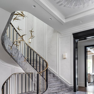 75 Beautiful Huge Transitional Staircase Pictures & Ideas | Houzz